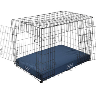 Kangaroo Dog Crate Mat - Orthopaedic memory foam mat with Tough RipStop ...