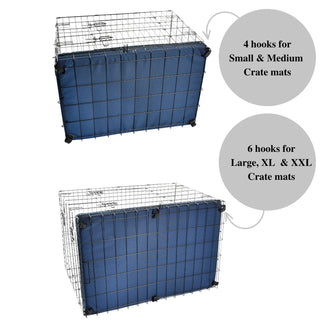 Kangaroo Dog Crate Mat - Orthopaedic memory foam mat with Tough RipStop ...
